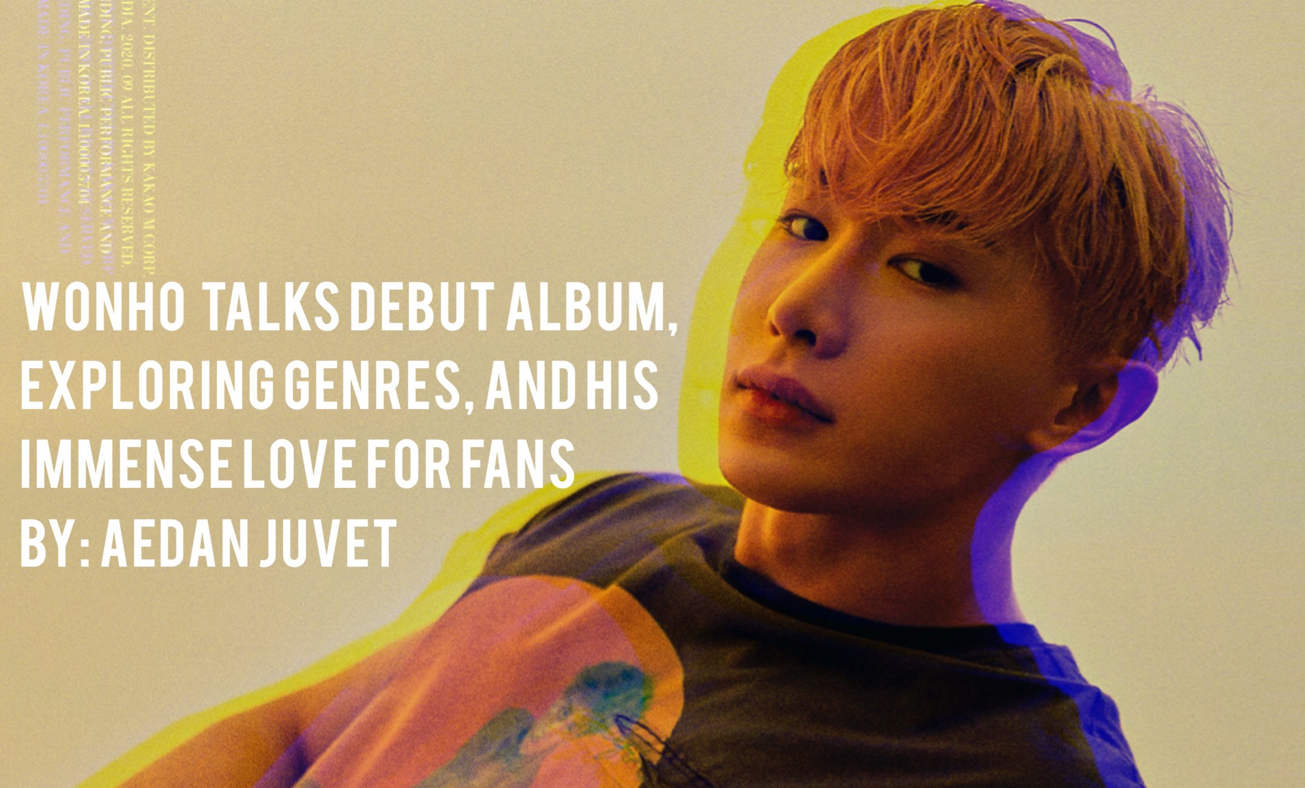 INTERVIEW: Wonho Talks Debut Album, Exploring Genres, and His Immense ...